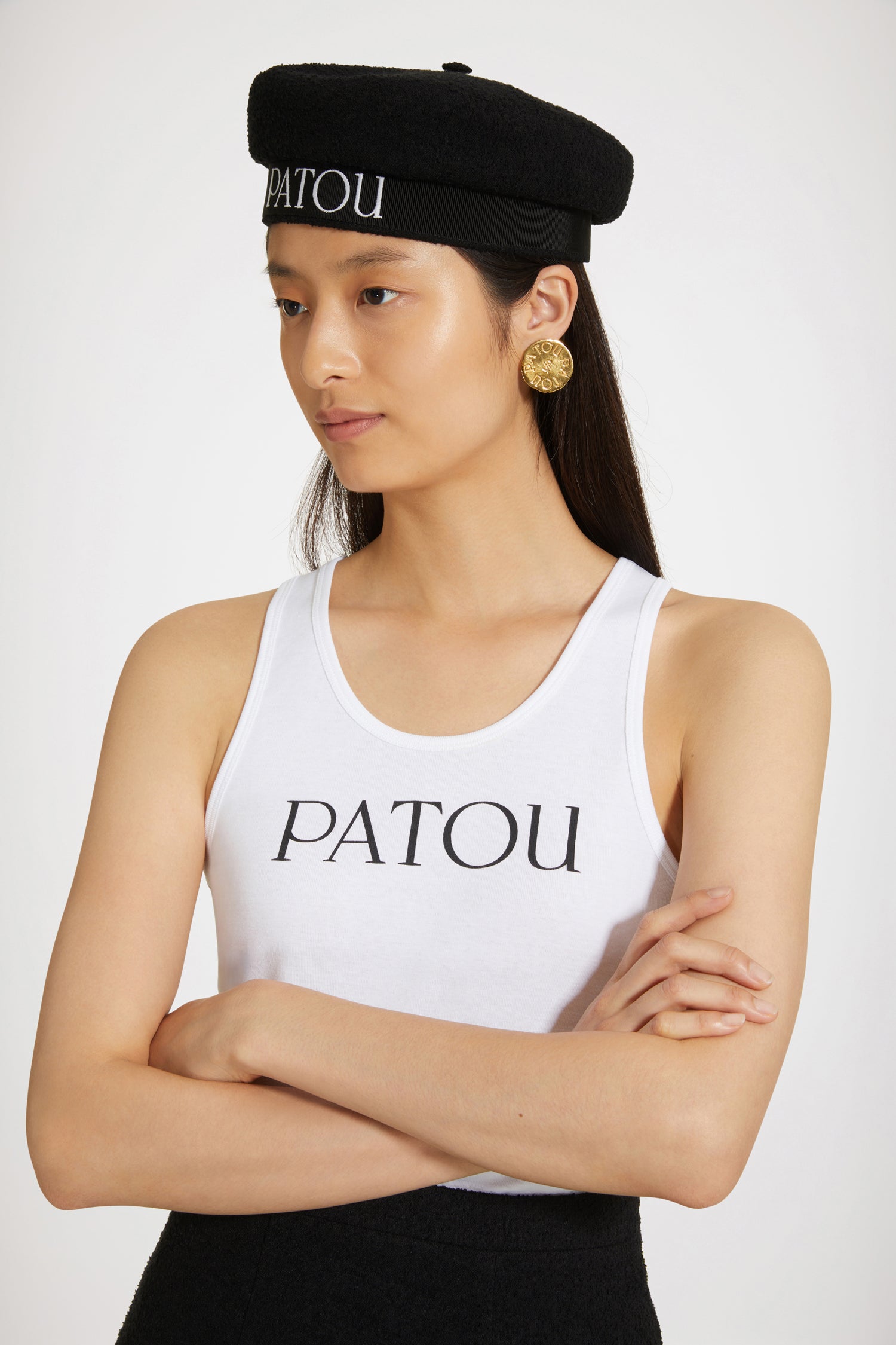 Patou | Sailor hat in cotton-blend tweed