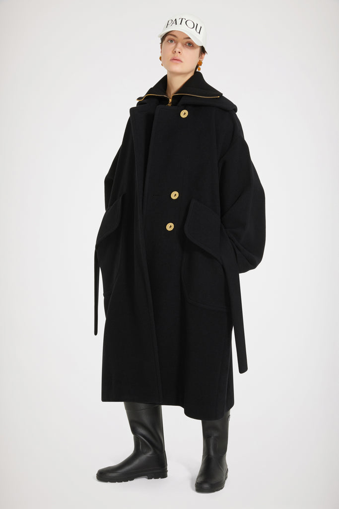 Patou | Maxi coat in double-faced wool