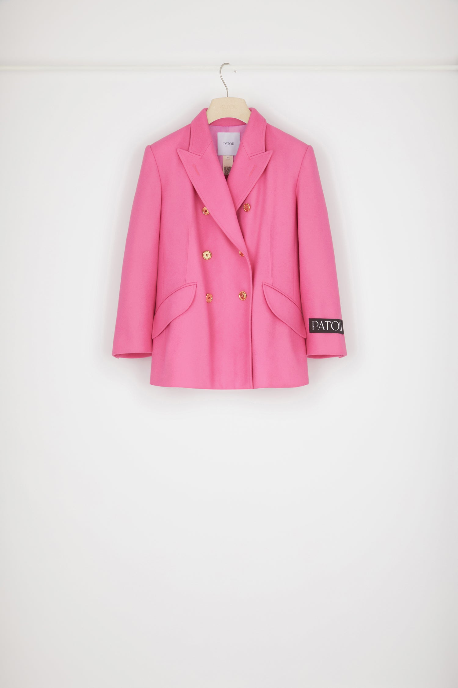 Patou | Iconic double-breasted jacket in wool and cashmere